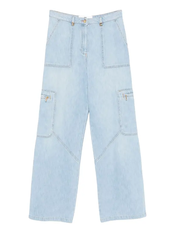 Elisabetta Franchi Cargo Jeans - Blue