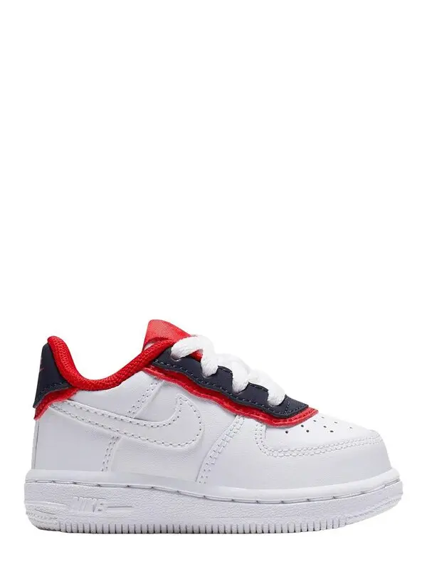 Nike Air Force 1 Low Double Layer Sneakers - White/obsidian/university Red