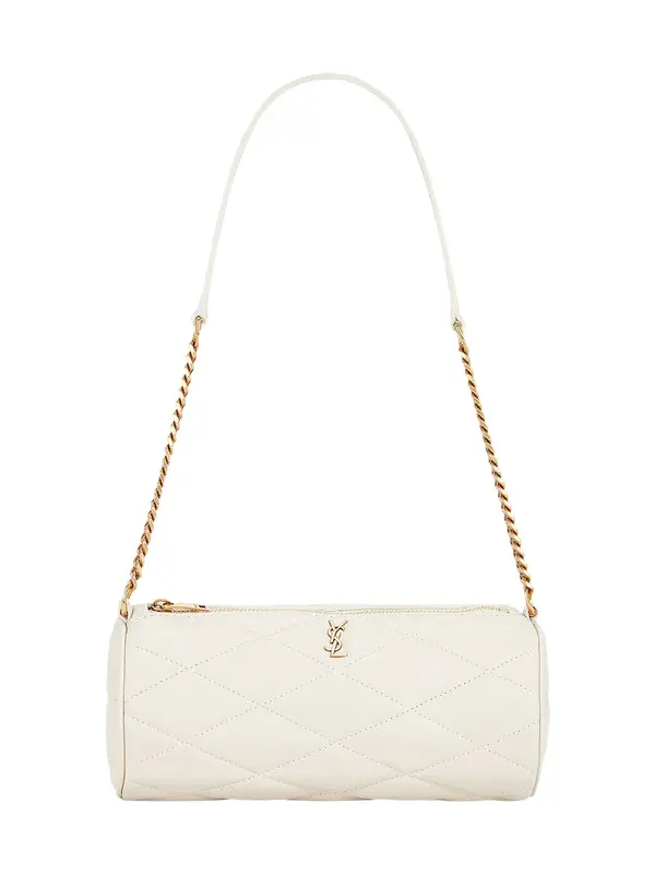 Saint Laurent Sade Tube Bag - Cream