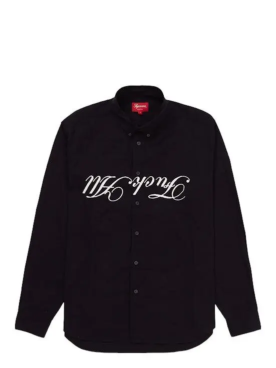 Supreme Jamie Reid Fuck All Shirt - Black
