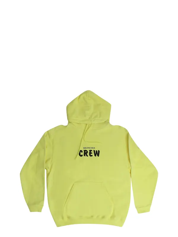Balenciaga Crew Logo Hoodie - Green
