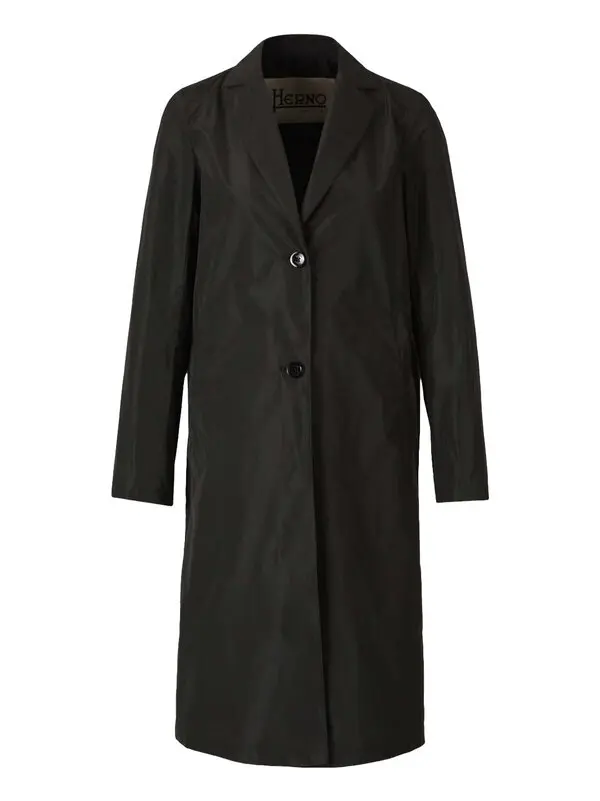 Herno Single-breasted Coat - Black