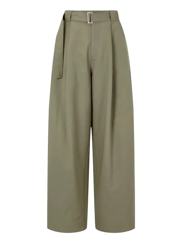 STUDIO TOMBOY Belted Trousers - Green