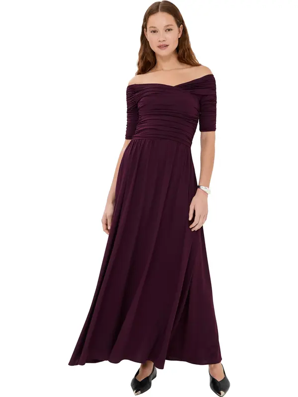 Altuzarra Char Maxi Dress - Deep Grape