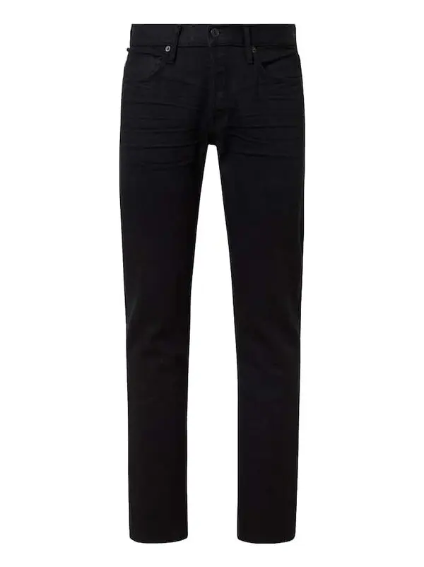 TOM FORD Logo Straight Jeans - Grey