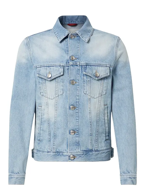 Brunello Cucinelli Denim Trucker Jacket - Blue