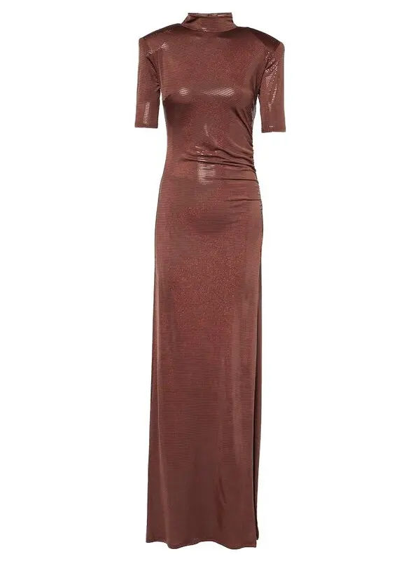 THE NEW ARRIVALS ILKYAZ OZEL Pernille Gown - Brown