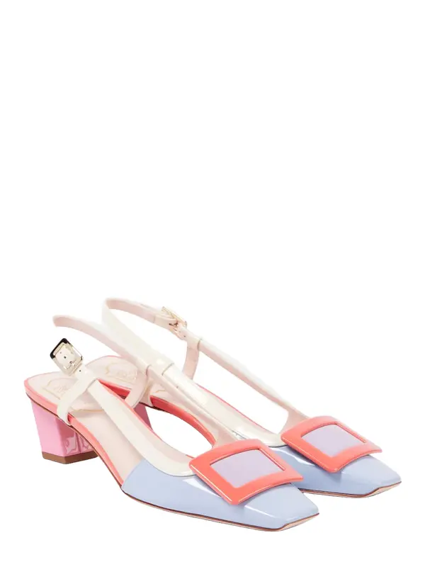 ROGER VIVIER Belle Vivier Slingback Pumps - Multicoloured
