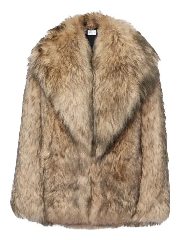Alaïa Shearling Coat - Brown