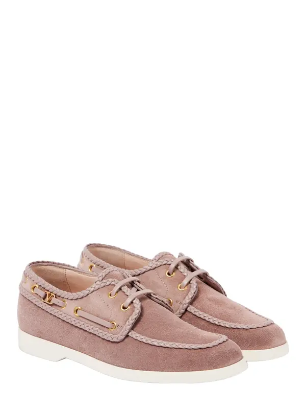 Valentino Garavani Palm Avenue Boat Shoes - Pink
