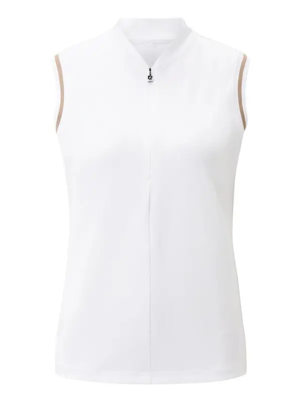 Bogner Evi Sleeveless Polo Shirt - Off-white