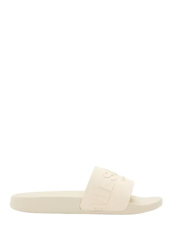 ALLSAINTS Biggy Logo Slides - Chalk White
