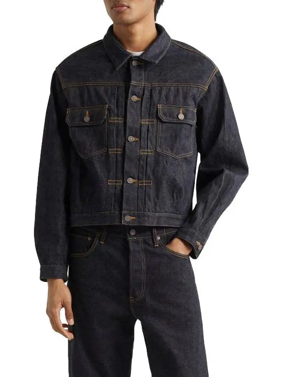 Visvim 101x Oversize Overdyed Denim Jacket - Raw Mud Od