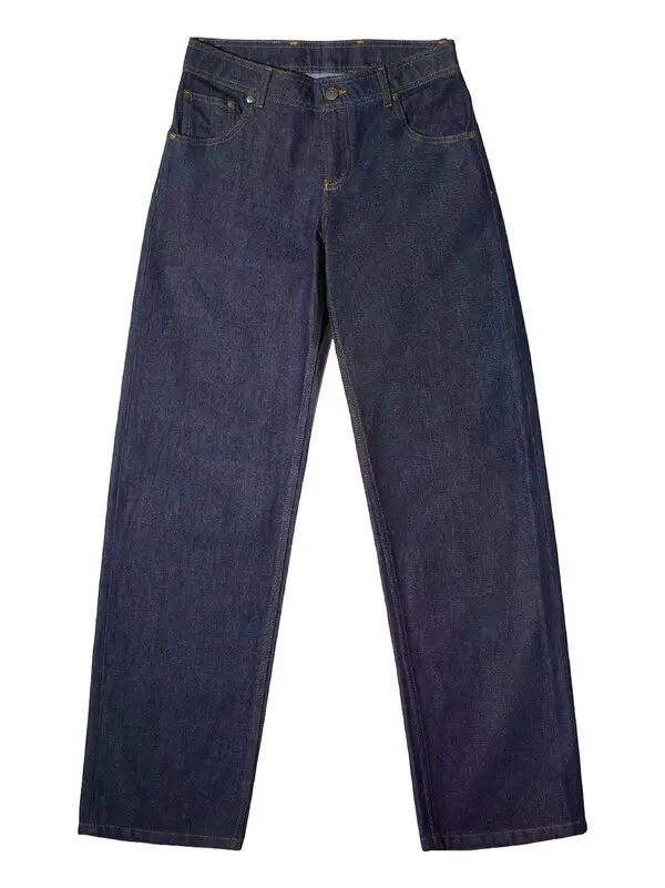 MAINLESS Low-rise Jeans - Blue