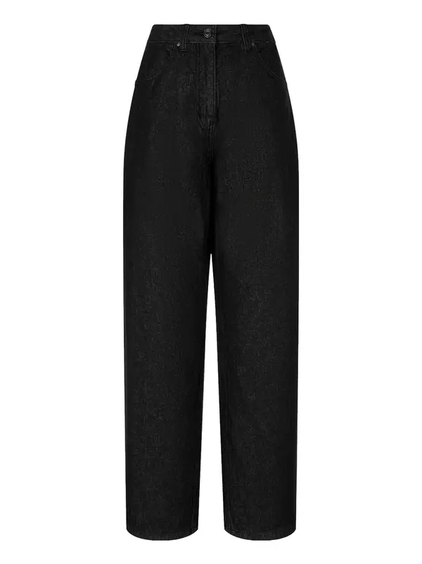 STUDIO TOMBOY Cotton Straight Leg Jeans - Black
