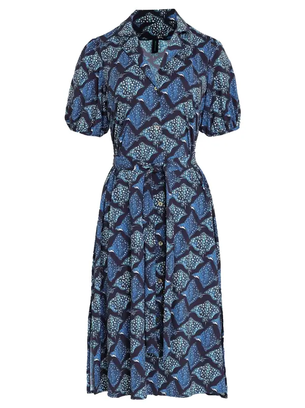 LYGIA & NANNY Themis Bio Midi Dress - Blue