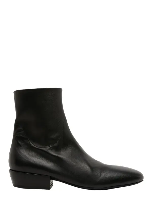 Marsèll Granblocco Leather Ankle Boots - Black