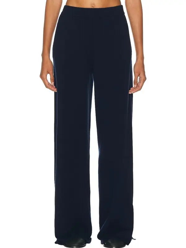 EAVES Hansen Wool Cashmere Pant - Navy