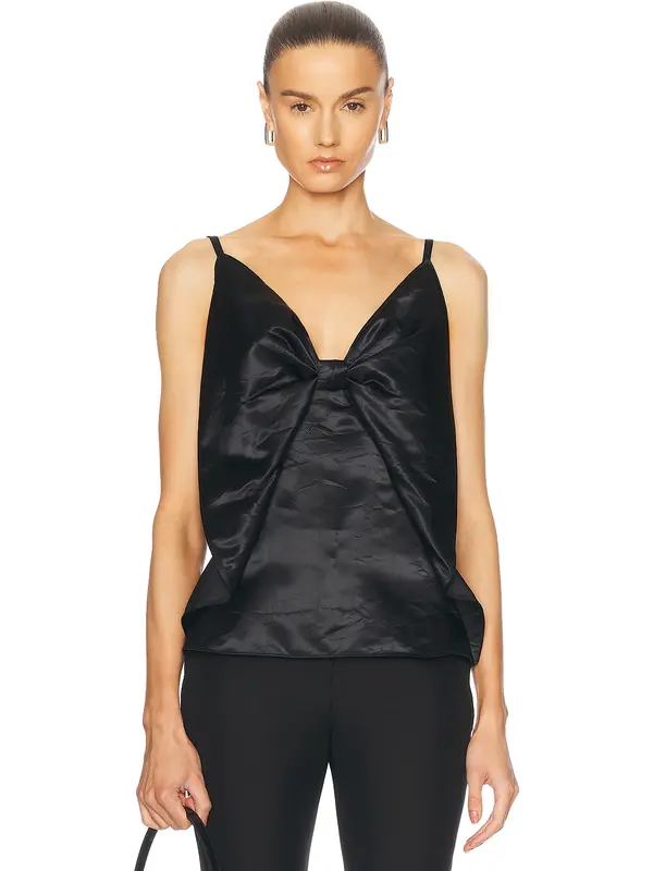 Givenchy Bow Tank Top - Black