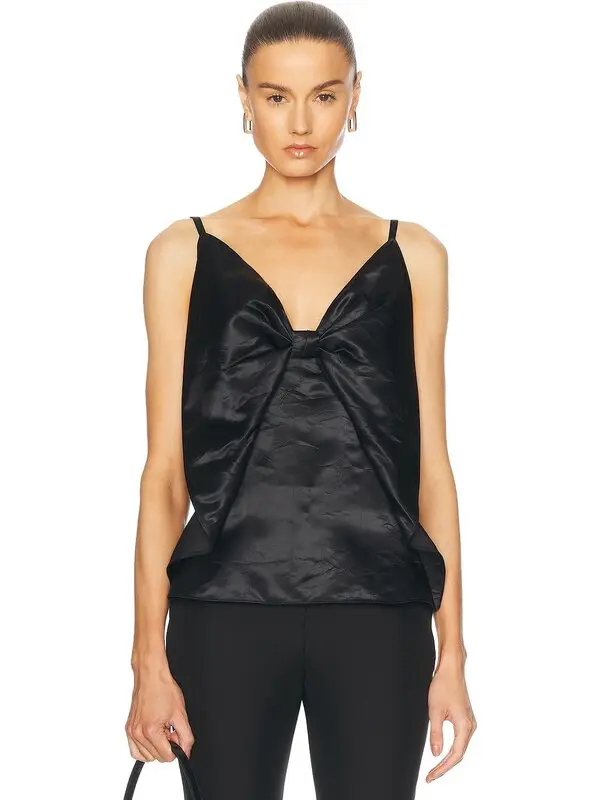 Givenchy Bow Tank Top - Black