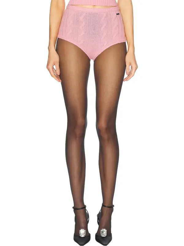 Blumarine Knit Hot Short - Wild Rose