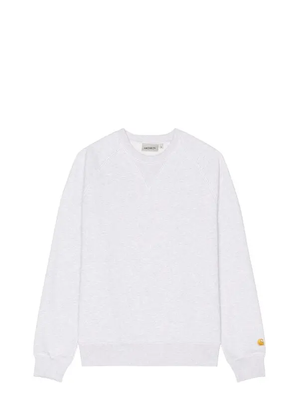 Carhartt Work In Progress Chase Sweatshirt - Ash Heather & Gold