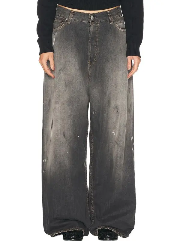 Acne Studios 2023 Wide Leg Jeans - Black