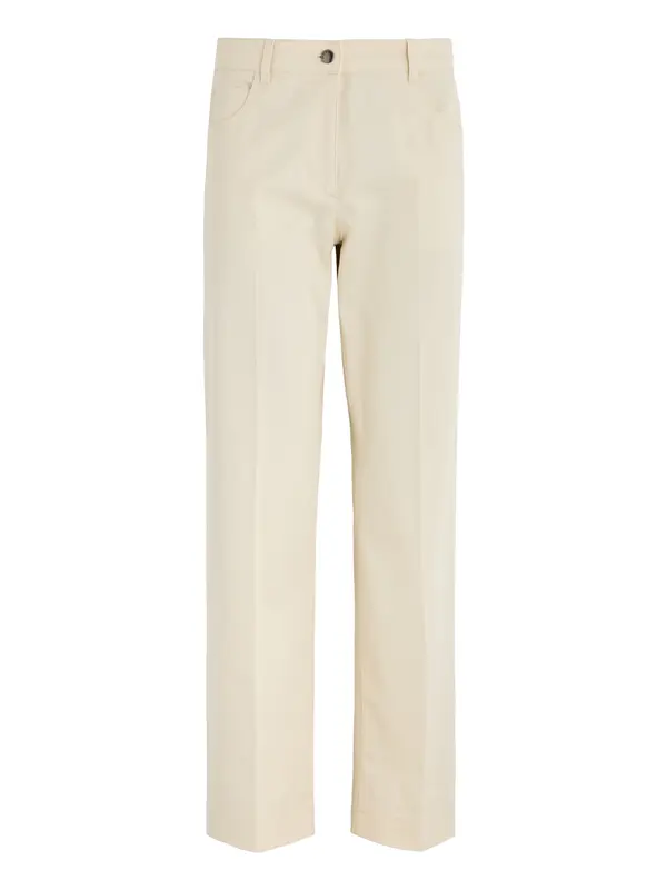 Moncler Straight-leg Jeans - Ivory