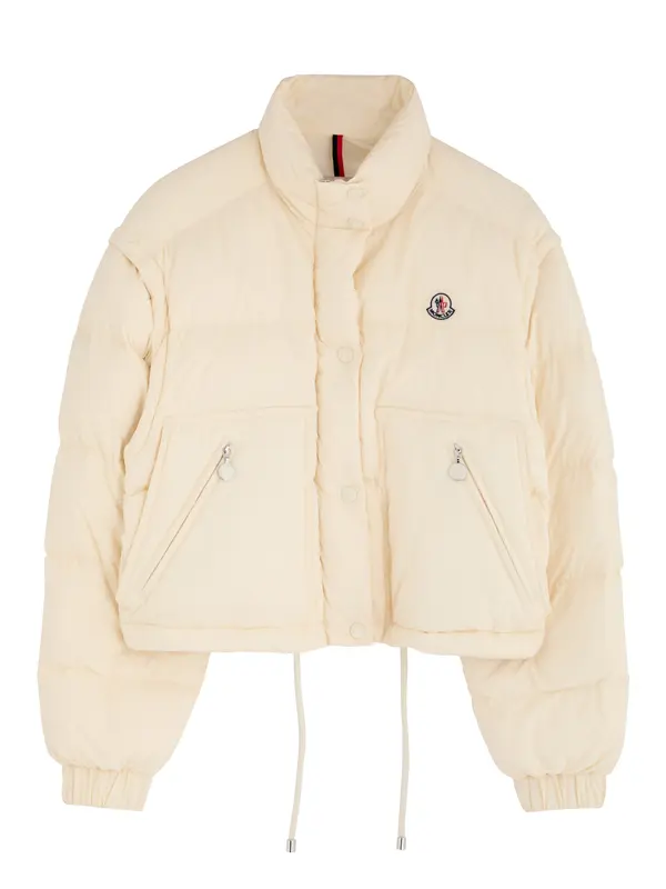 Moncler Selle Quilted Jacket - Cream