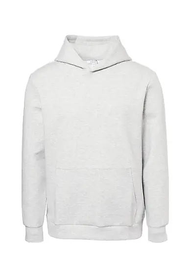 ARNE Relaxed-fit Stretch-jersey Hoody - Marl Grey