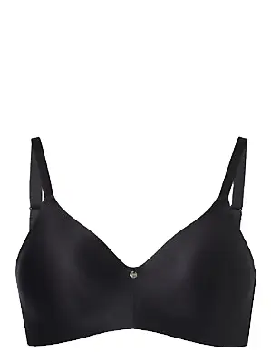 Chantelle C Jolie Wirefree Memory-foam T-shirt Bra - Black