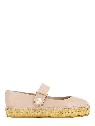 JIMMY CHOO Fayence Espadrille - Macaron