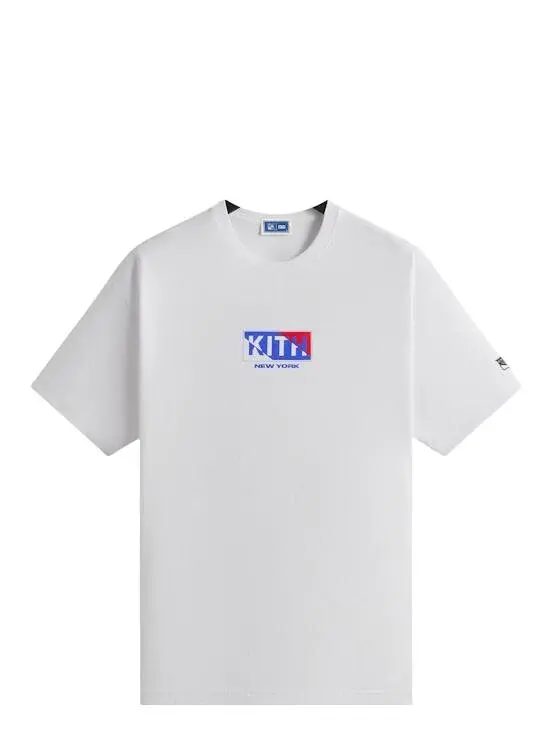 Kith X New York Rangers Pennant Vintage Tee Shirt - White