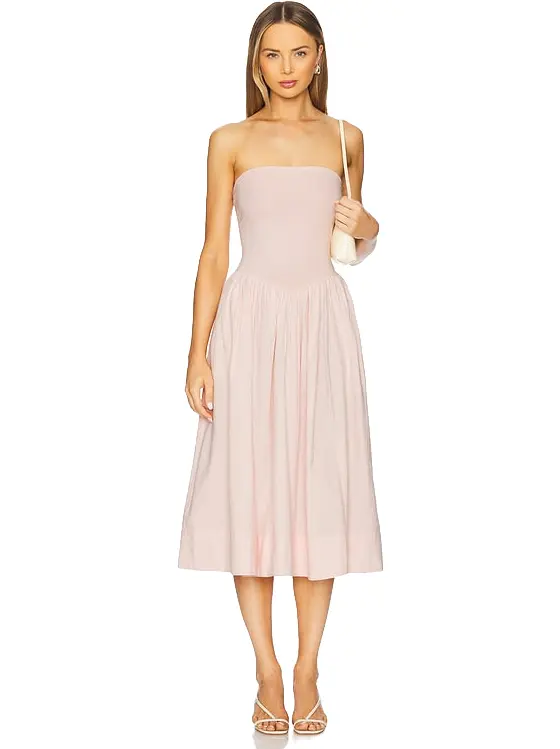 Free People X Onda Tube Midi Dress - Pink Nectar