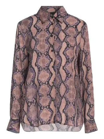 Pinko Woven Snakeskin Shirt - Beige
