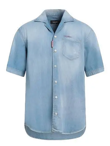 Dsquared2 Denim Shirt Size Cotton, Elastane - Blue