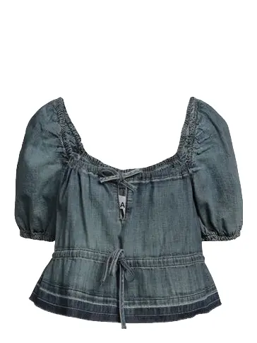 GANNI Denim Top - Blue