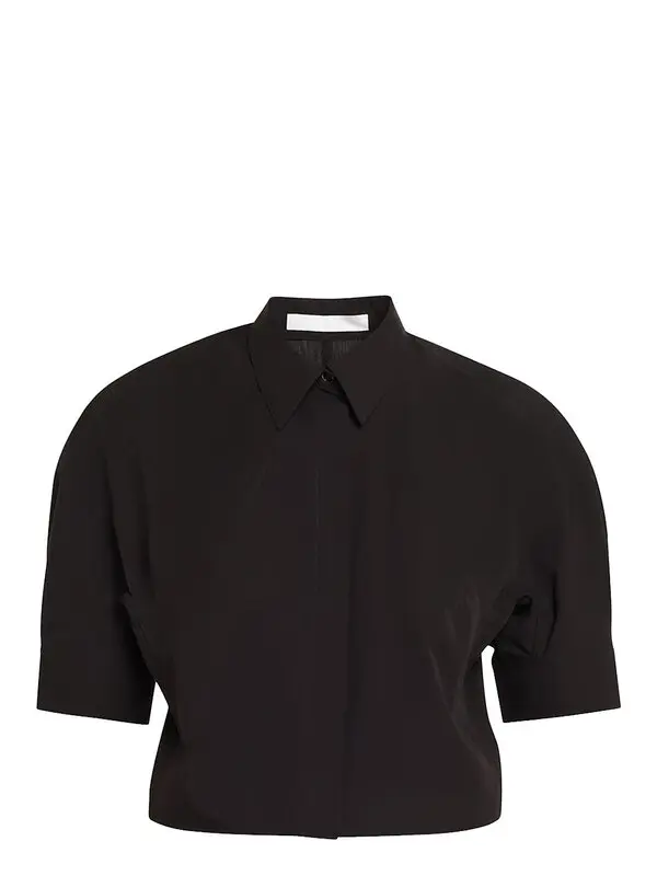 Helmut Lang Articulated Poplin Shirt - Black - 00