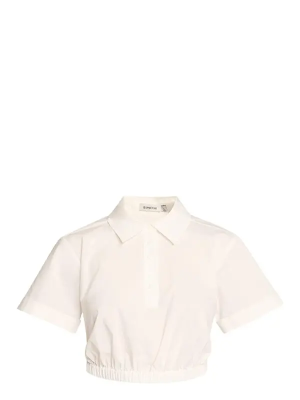 Simkhai Nicky Cropped Top - White