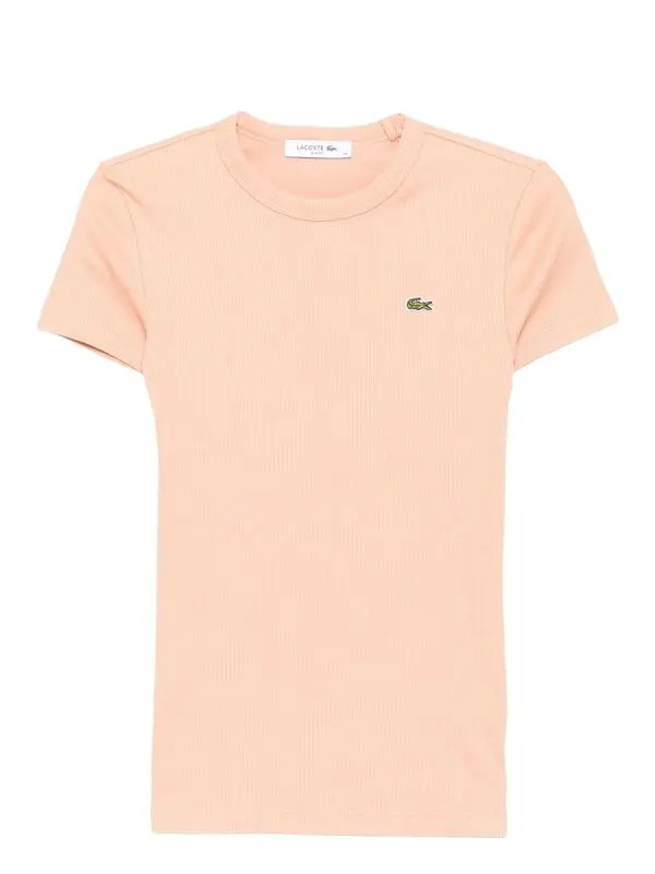 Lacoste Logo-patch T-shirt - Neutrals