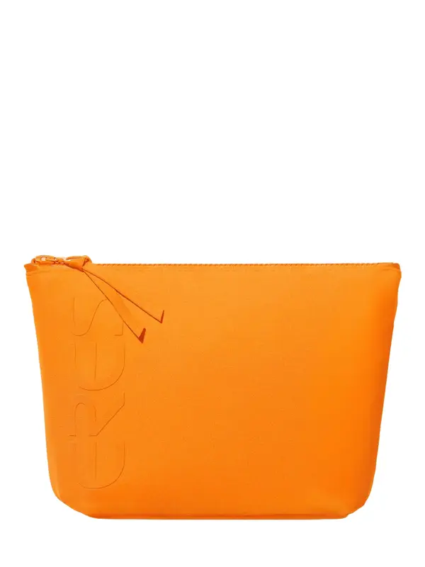 ERES Logo-embossed Beach Tote - Orange