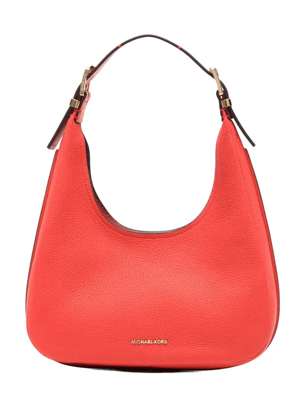 Michael Kors Logo Patch Shoulder Bag - Red