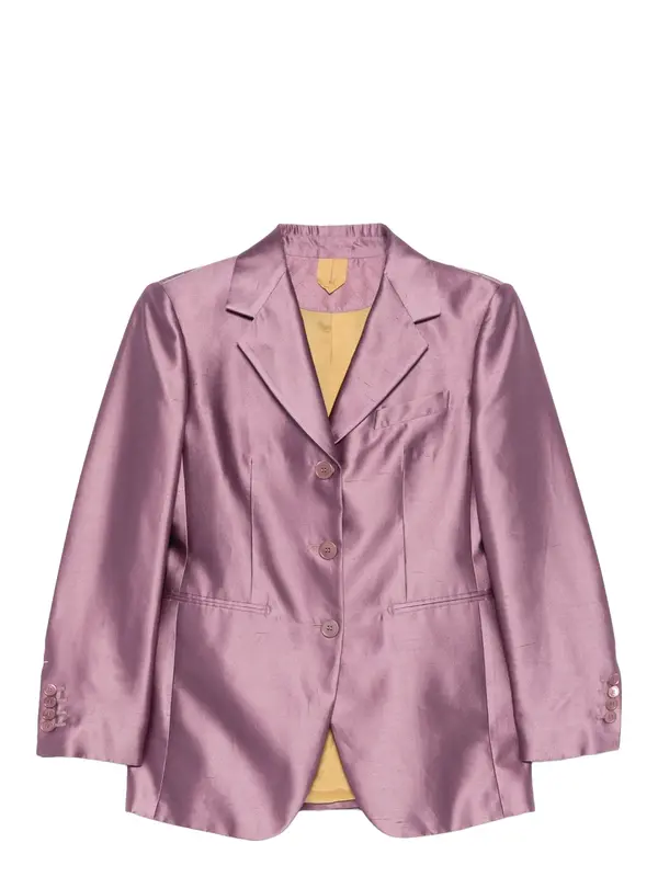 Max Mara Metallic-effect Blazer - Purple