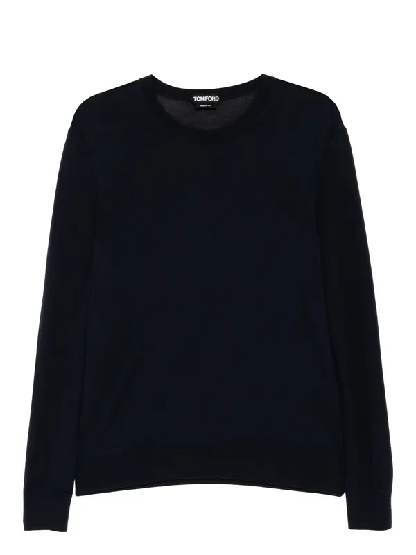 TOM FORD Wool Jumper - Blue