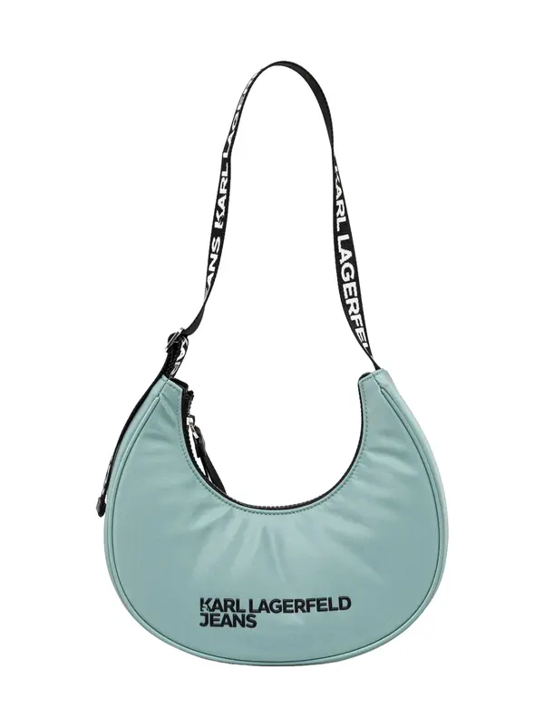 Karl Lagerfeld Half-moon Shoulder Bag - Blue