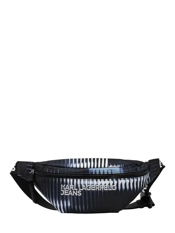 Karl Lagerfeld Graphic-print Belt Bag - Black