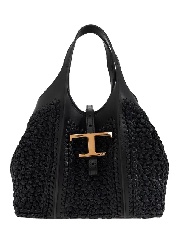 TOD'S T Timeless Tote - Black