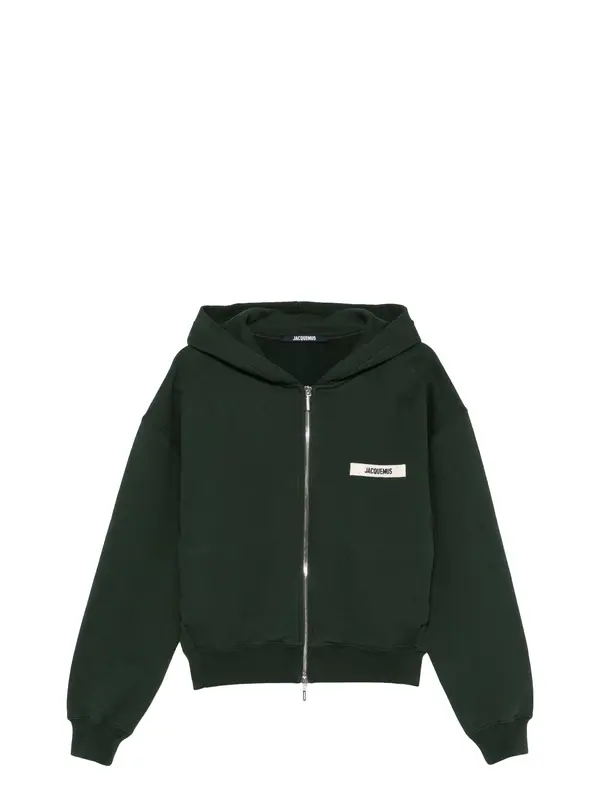 Jacquemus Le Hoodie Gros Grain - Green