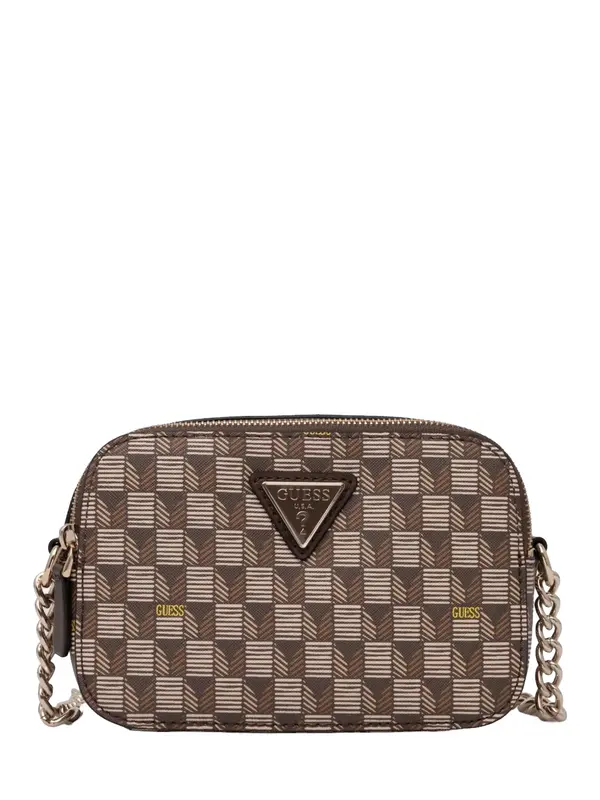 Guess Mini G-wave Cross Body Bag - Brown