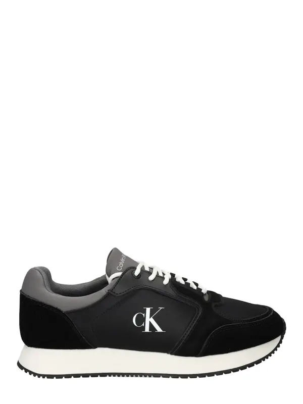 Calvin Klein Panelled Sneakers - Black